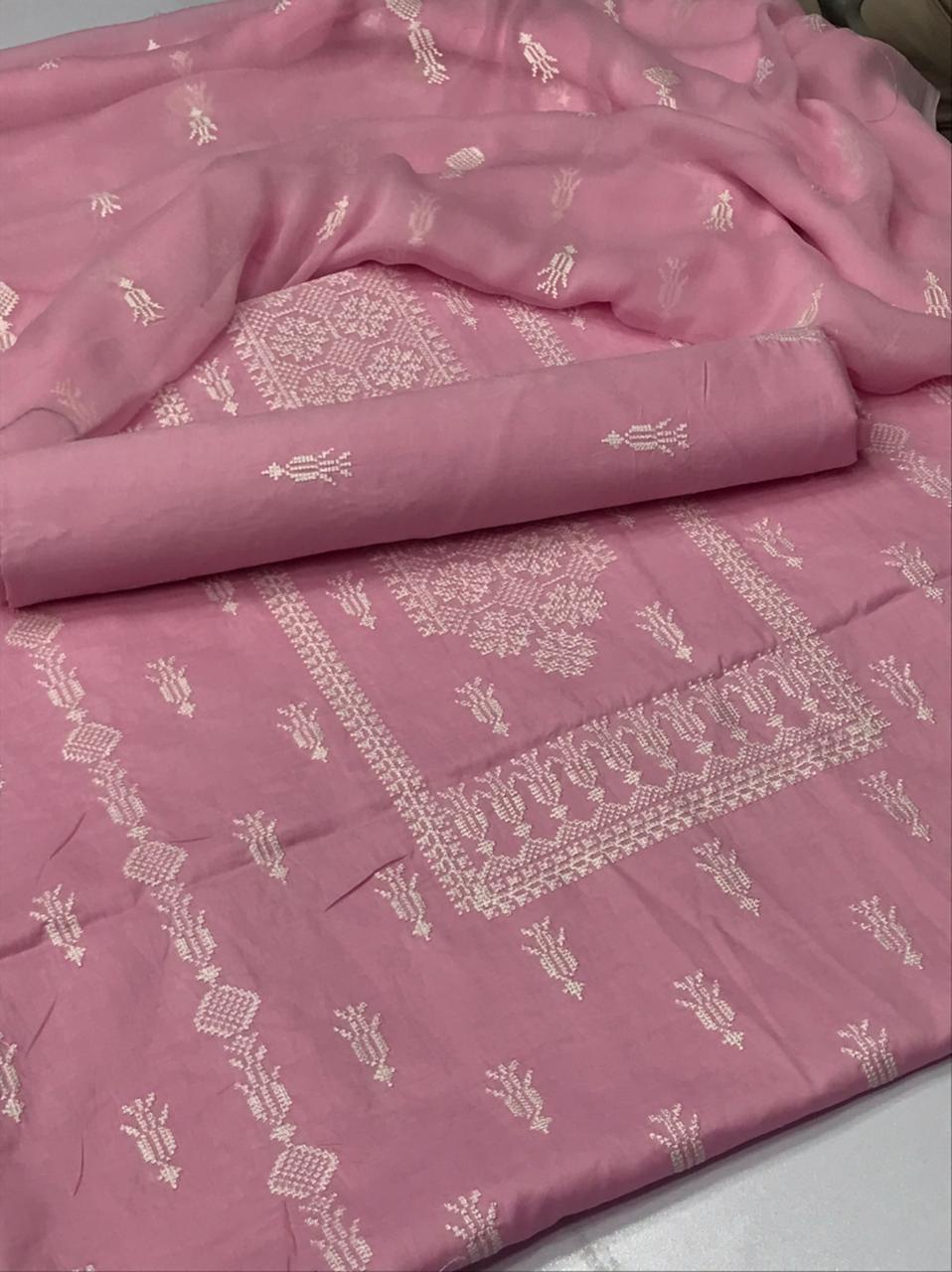 Bareeza lawn 3 piece – ejaazcollection