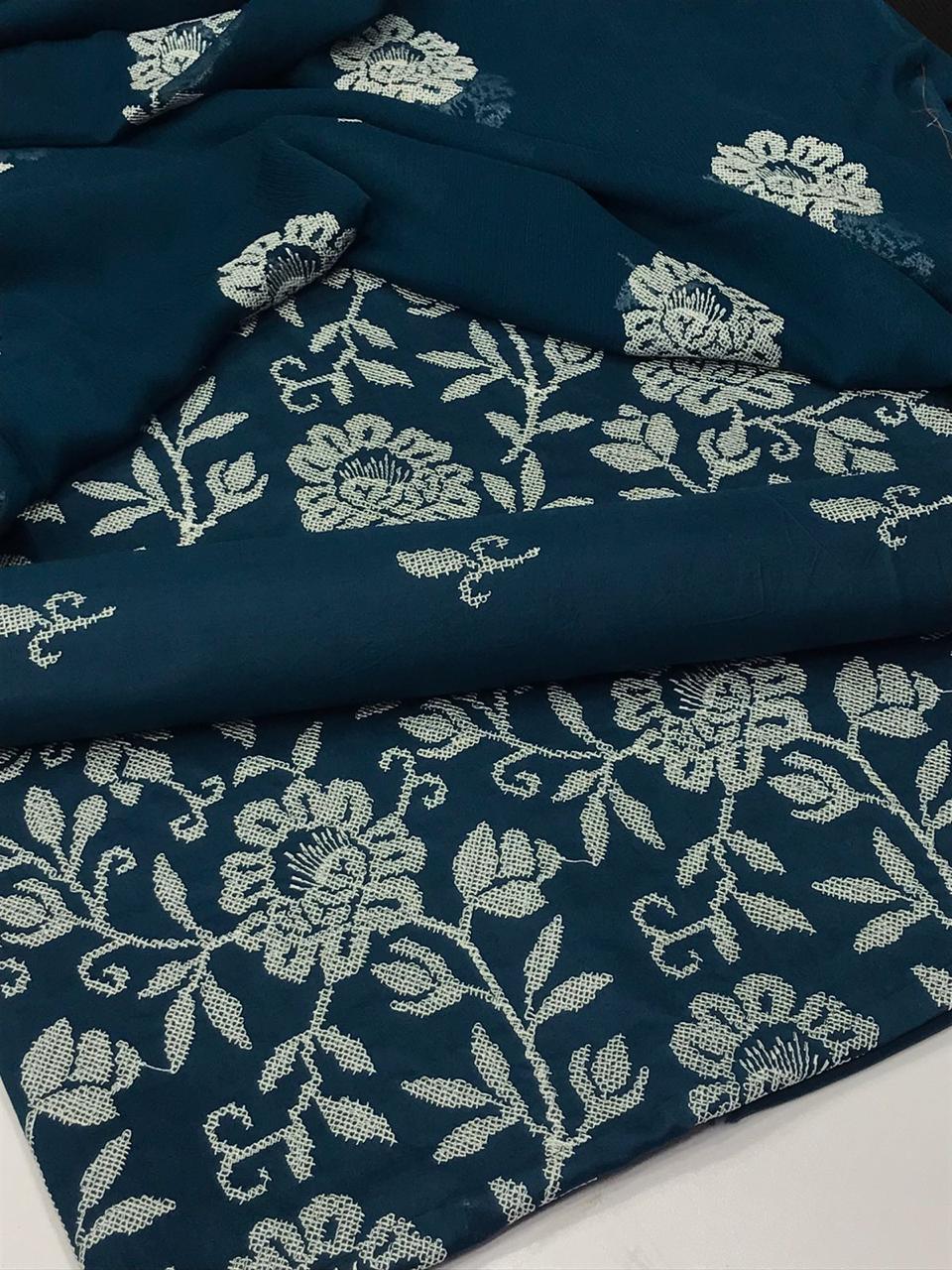 Bareeza lawn 3 piece – ejaazcollection