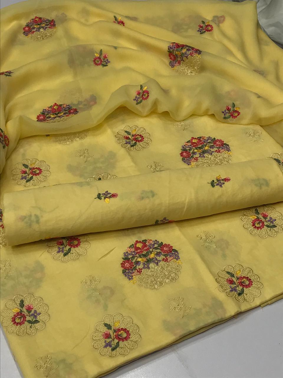 Bareeza lawn 3 piece – ejaazcollection