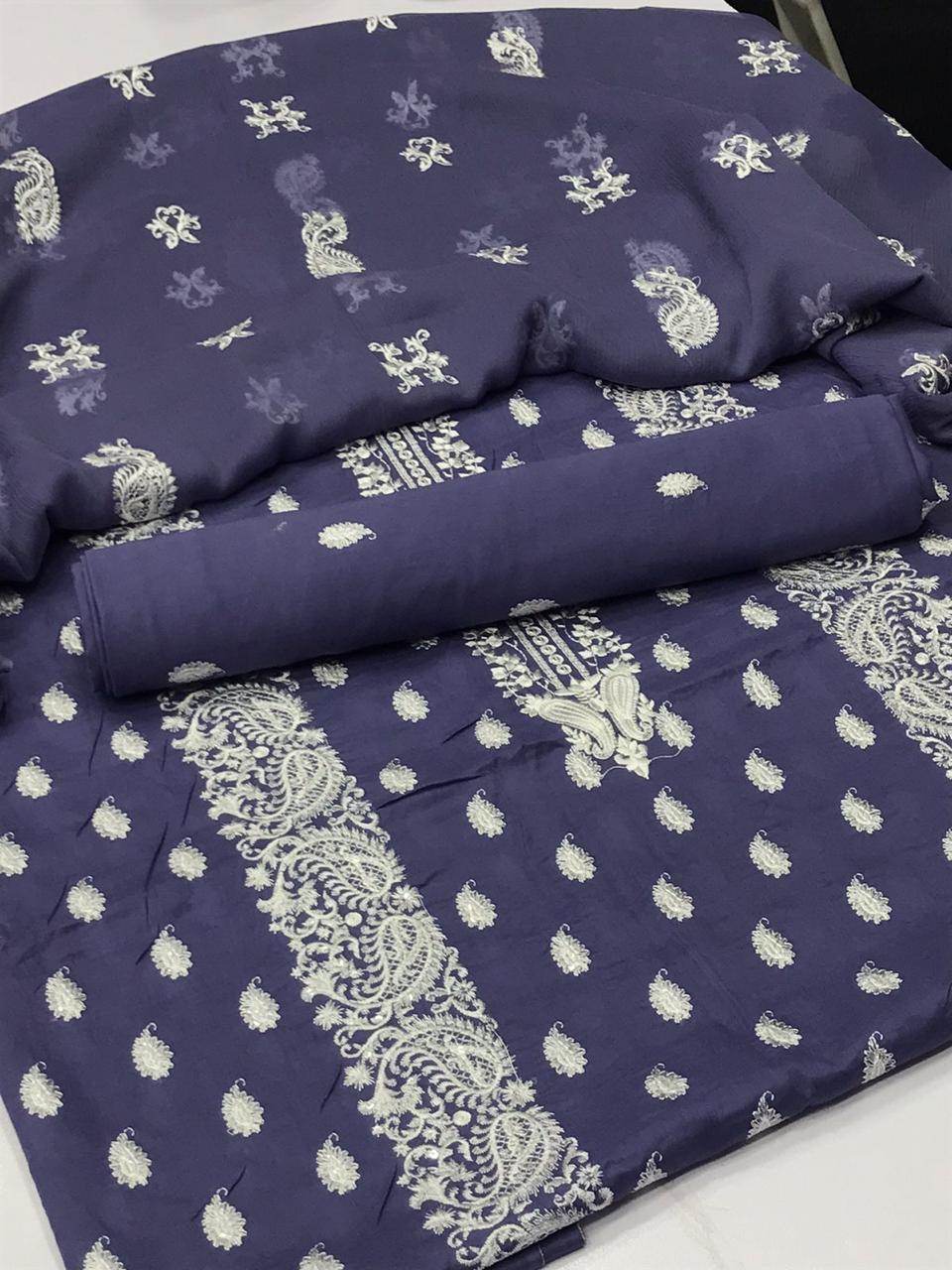 Bareeza lawn 3 piece – ejaazcollection